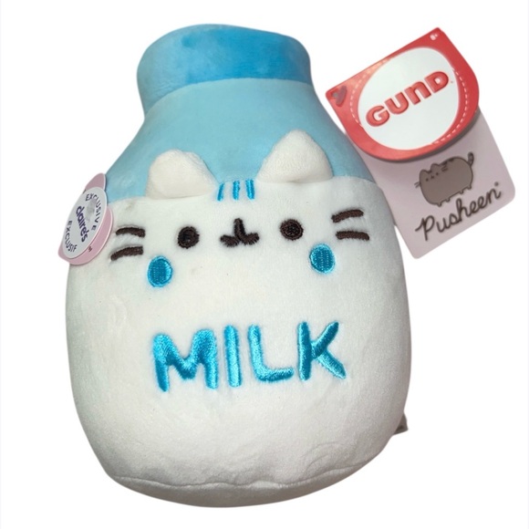 Pusheen | Toys | Pusheen The Cat Gund 6 Blue Milk Bottle Plush Toy 225 ...